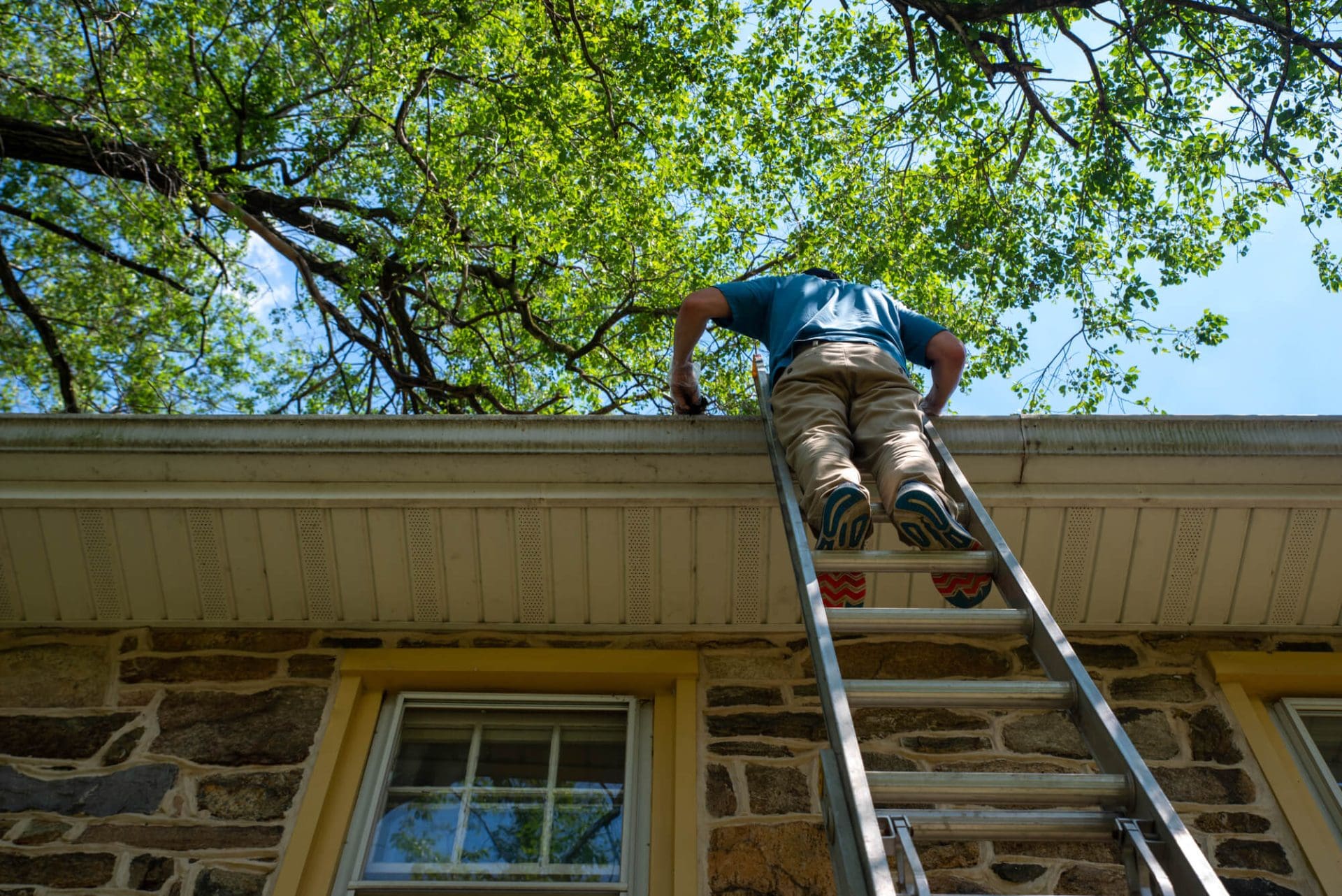 How to Clean Your Home's Gutters Safely | M&T Inspection Services